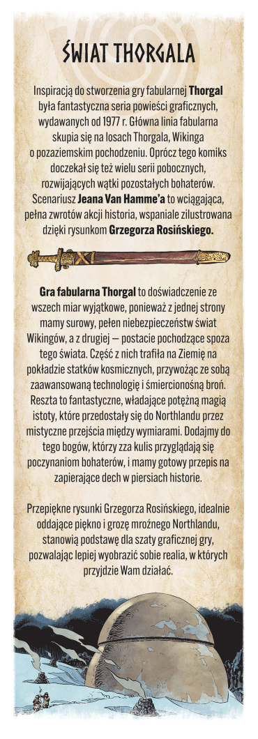 Thorgal: Opis kampanii Gamefound PL – DarkRabbit – wydawnictwo